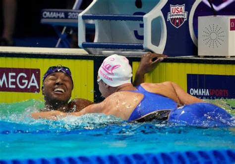 After Defeating Katie Ledecky In The Last Bout ‘fastest Swimmer Of 2023 Abbey Weitzeils Fresh