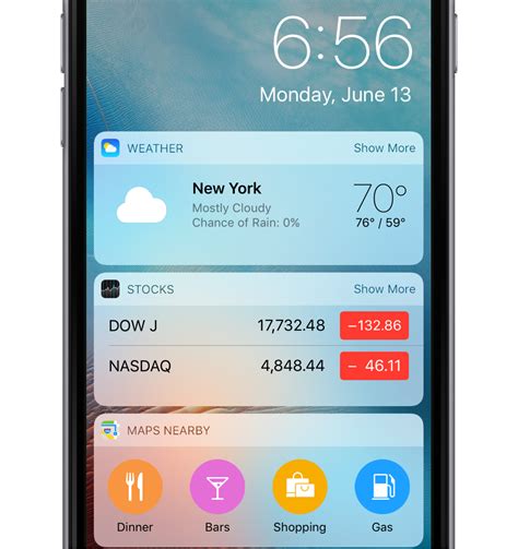 Ios 10 Preview Your New Lock Screen With Raise To Wake Widgets