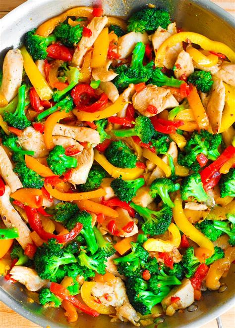 Easy Chicken And Vegetable Stir Fry