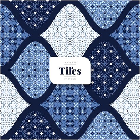 Premium Vector Hand Drawn Tile Pattern Design 14