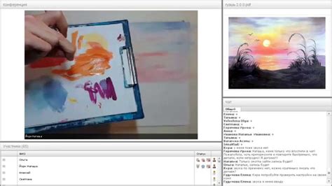 Онлайн урок рисования гуашью для начинающих Как нарисовать закат Youtube