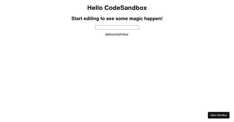 debounce test codesandbox