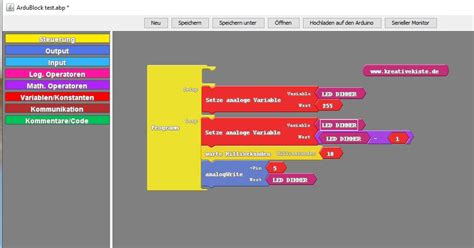 Arduino Grundkurs 5 analogen Ausgänge