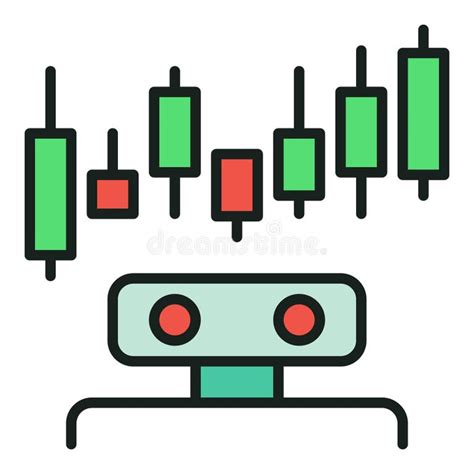 Trading Bot Vector Crypto Automation Tool Colored Icon Or Symbol Stock Illustration