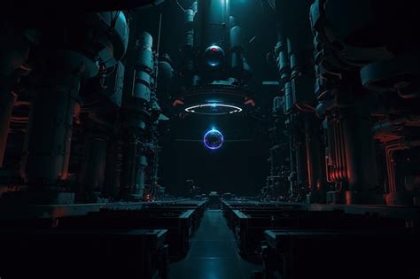 Premium AI Image Quantum Particles Synthesis