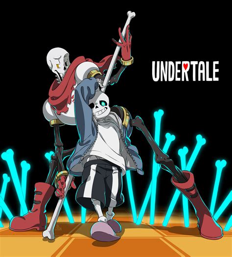 Sans And Papyrus Undertale Drawn By Kamezaemon Danbooru