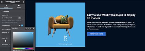 Emb3d Model Viewer Wordpress Plugin Perú