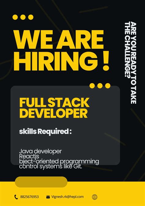 Vignesh R On Linkedin Javadeveloper Reactjs Fullstackdeveloper Webdevelopment Jobopening