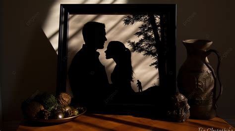 Shadow Couple Silhouette Wall Art By Sharal Syam Background Picture To
