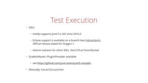 Junit 5 The New Testing Framework For Java And Platform For The Jvm Speaker Deck