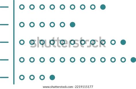 Grid Line Chart Data Comparison Infographic Stock Vector Royalty Free