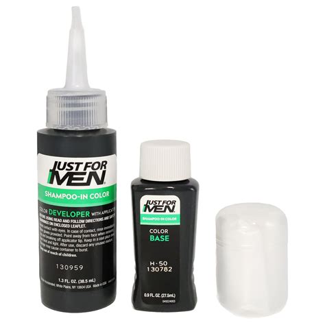 Just For Men Shampoo In Gray Hair Color Real Black H 55