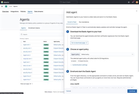 Configure And Install Elastic Endpoint Integration Beta Elastic Security Solution 712