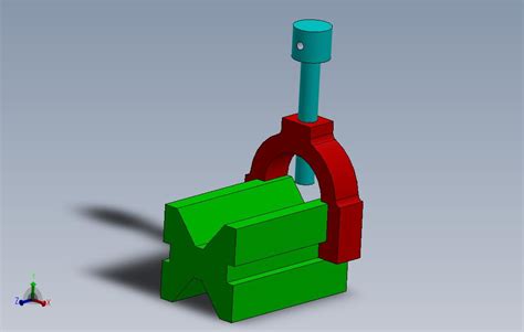 滑块组件 solidworks 2017 模型图纸免费下载 懒石网