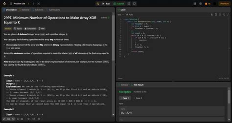 Khushi Agarwal On Linkedin Leetcode Programming Algorithm Bitmanipulation Codechallenge