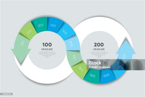 2 요소 구성표 다이어그램 두 개의 연결된 원 인포그래픽 템플릿 0명에 대한 스톡 벡터 아트 및 기타 이미지 0명 개념 그래프 Istock
