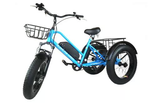 Трехколесный электровелосипед CARGO 500W 48v 15Ah с корзинкой купить в ...