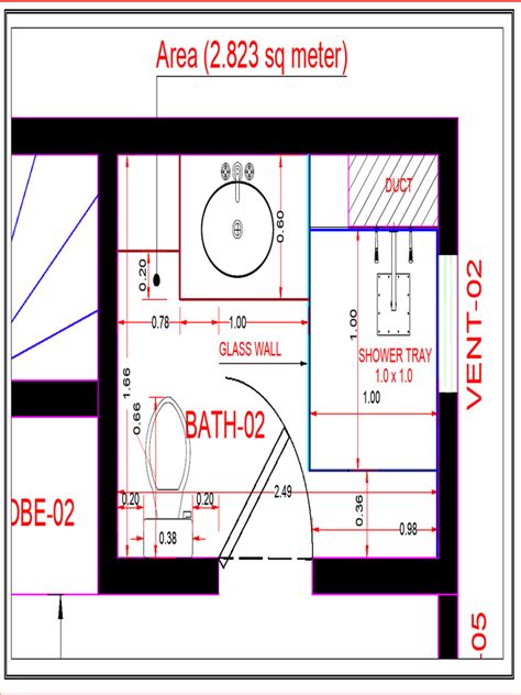 Villa First Floor Proposed Bath Plan 02 Pdf