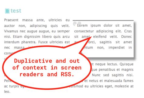 Are Pullquotes In Gutenberg Duplicative Content If So Move Them To