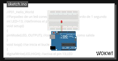 PrÁctica 1hola Mundo Wokwi Esp32 Stm32 Arduino Simulator