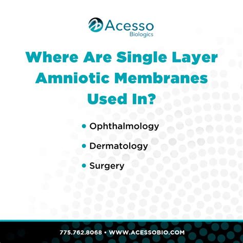 How Single Layer Amniotic Membranes Transform Medical Practice Acesso Biologics Posted On The