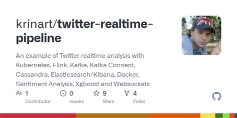 Github Krinarttwitter Realtime Pipeline An Example Of Twitter Realtime Analysis With