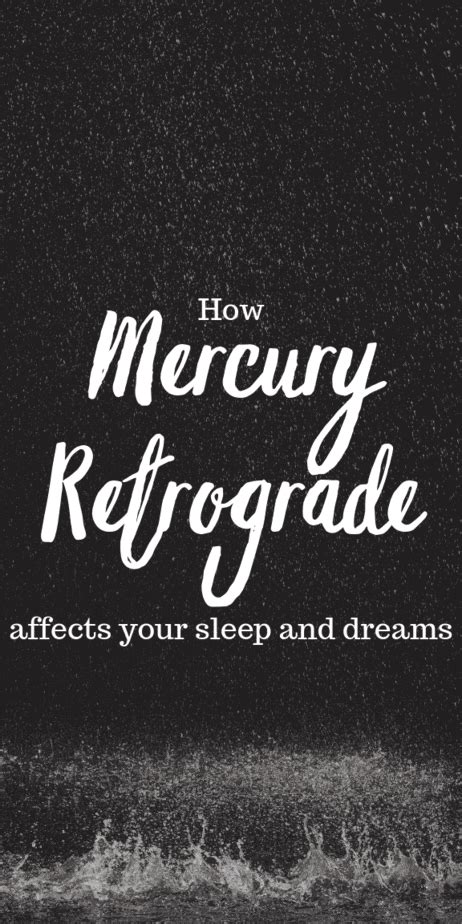 How Does Mercury Retrograde Affect Your Dreams Eclectic Witchcraft