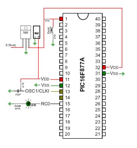 Programming A Pic Microcontroller In Assembly Code Blink An Led Pic16f877a Welcome To