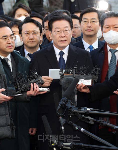 속보 이재명 檢은 `답정 기소` 진실 설명·설득 의미없어결국 진실은 법정에서 가릴수밖에 디지털타임스