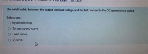 solved the relationship between the output terminal voltage