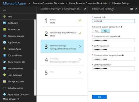 How To Set Up An Ethereum Blockchain On Azure Nethereum Documentation