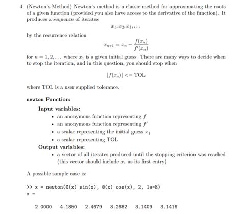Solved Please Use Matlab And Explain How To Input Code I Chegg