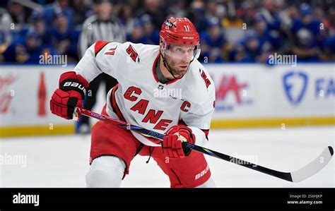 Carolina Hurricanes Center Jordan Staal 11 Skates During The First