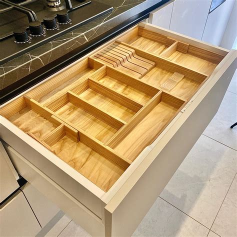 Custom Kitchen Drawer Organizer Silverware Baking And More Made