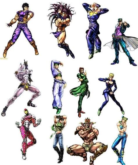 Jojo Model Poses