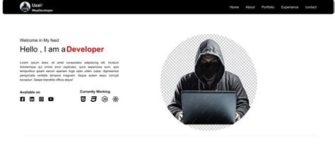 Uzair Ahmad On Linkedin This Is The Hero Section Of My First Reactjs