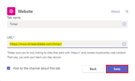 How To Use A Timer Or Countdown Clock In Microsoft Teams Business