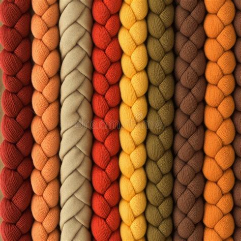 Braided Texture Background Braids In Autumn Colors Fall Color Palette