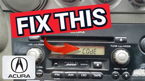 How To Retrieve Your Acura Radio And Navigation Codes Unlock Acura