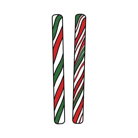 어린이들이 만화를 그리는 터 일러스트레이션 사탕 막대기 하 배경에 고립 프리미엄 벡터