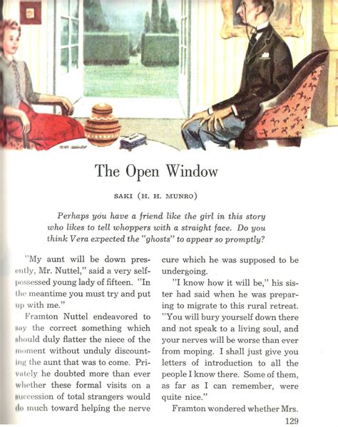 The Open Window Lesson Plan