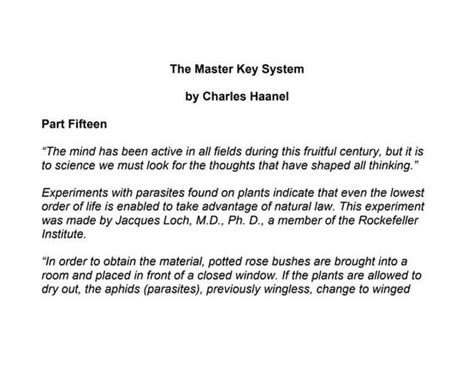 Master Key System Part 11 Ppt