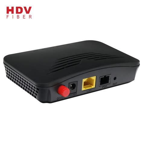 China Ftth Single Port Modem Fiber Optical Device Gpon Epon Onu Manufacturer And Supplier Hdv