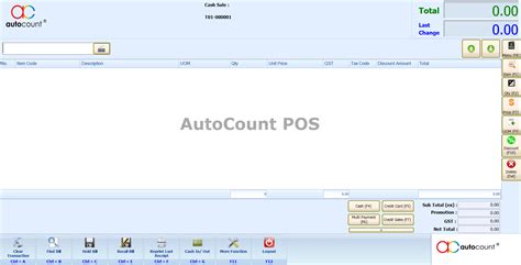 Autocount POS Retail FnB Poject One