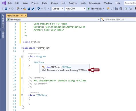 how to use c comments the engineering projects