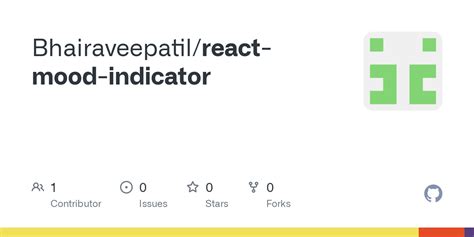 Github Bhairaveepatil React Mood Indicator