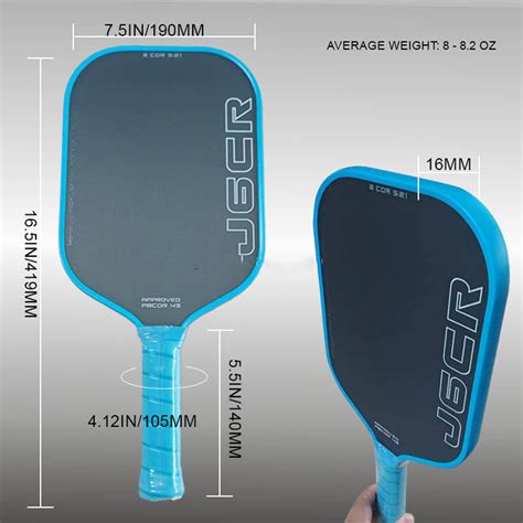 J6cr Pickleball Paddle Power Paddle Featuring Dynamic Powerflex