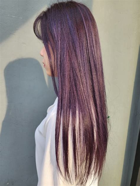 신비롭고 예쁜 컬러 바이올렛 염색 💜 찹헤어로그