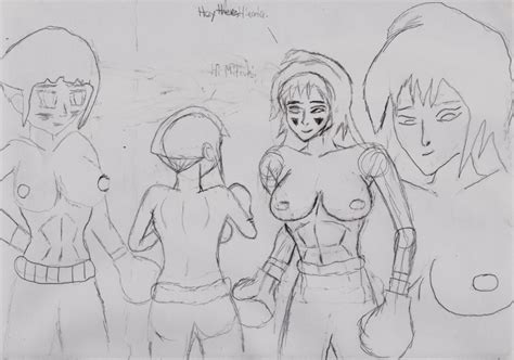 Rule 34 Cheaster Female Handdrawn Human Hyuuga Hinata Kappa Mikey Mitsuki Kappa Mikey Naruto