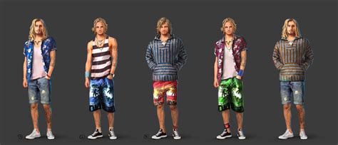 Side Clothing Design For The Mobile Game Characters